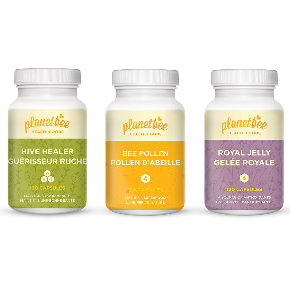 Planet Bee Health Foods Package Design | Straydog Branding
